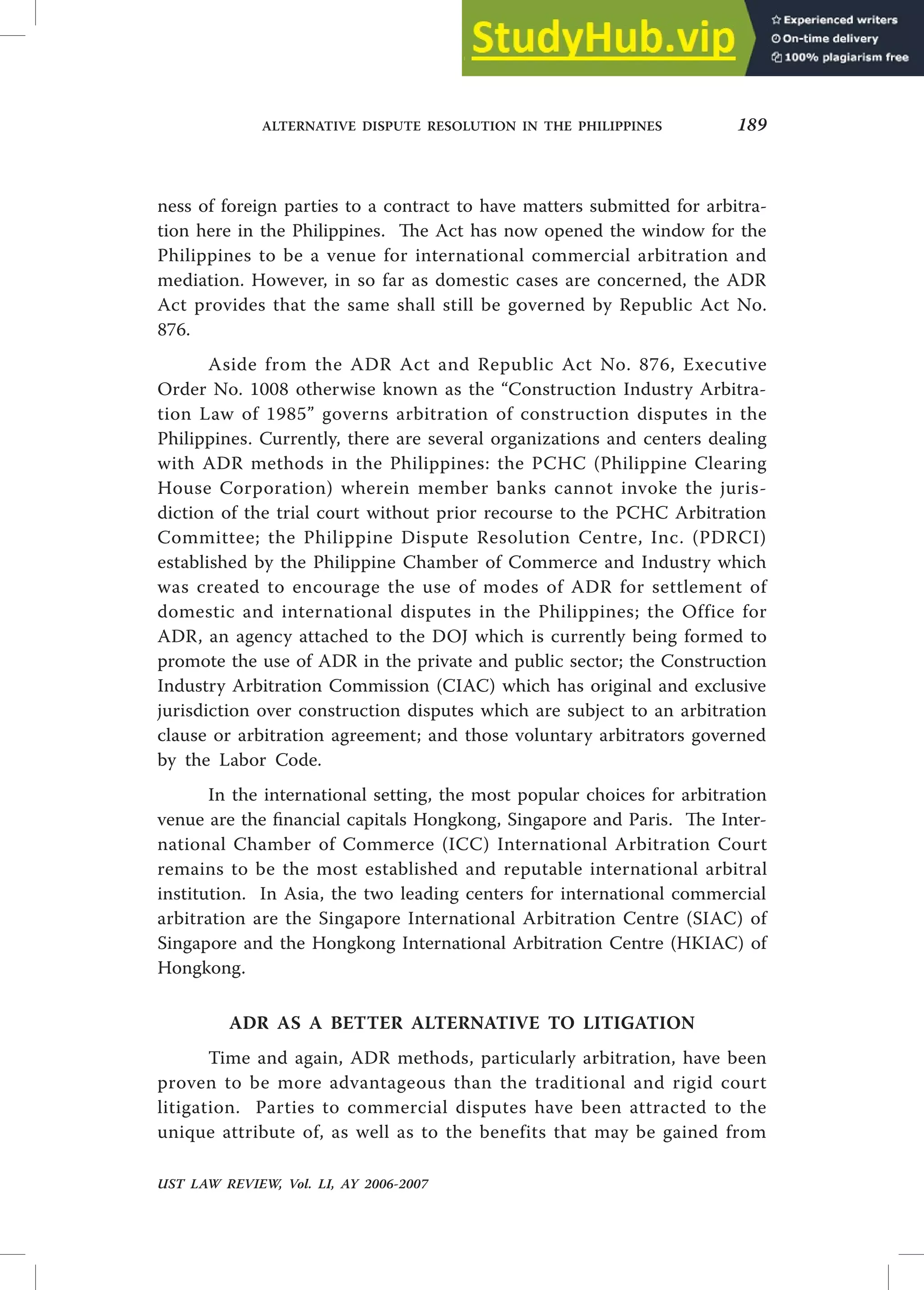Alternative Dispute Resolution in the Philippines.pdf