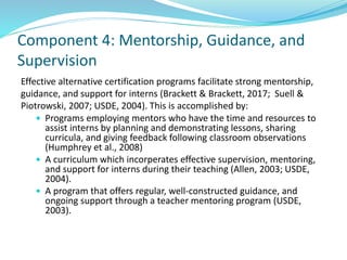 Alternative educator certification presentation McQueen_12_18_17 | PPTX