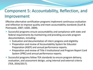 Alternative educator certification presentation McQueen_12_18_17 | PPTX