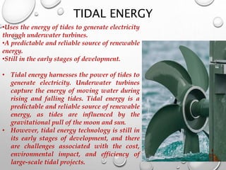 alternative forms of energy and its applications | PPT