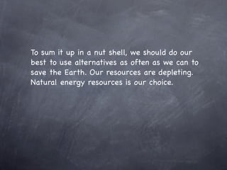 Alternative Energy Resources | KEY