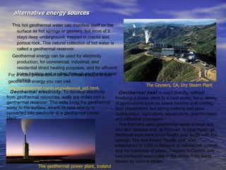 Alternative Energy Sources | PPT