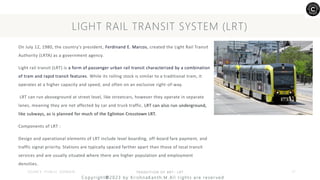 Alternative for BRTS.pdf | Rail Travel | Travel Type