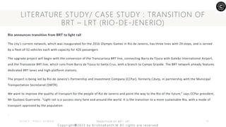 Alternative for BRTS.pdf | Rail Travel | Travel Type