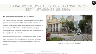 Alternative for BRTS.pdf | Rail Travel | Travel Type