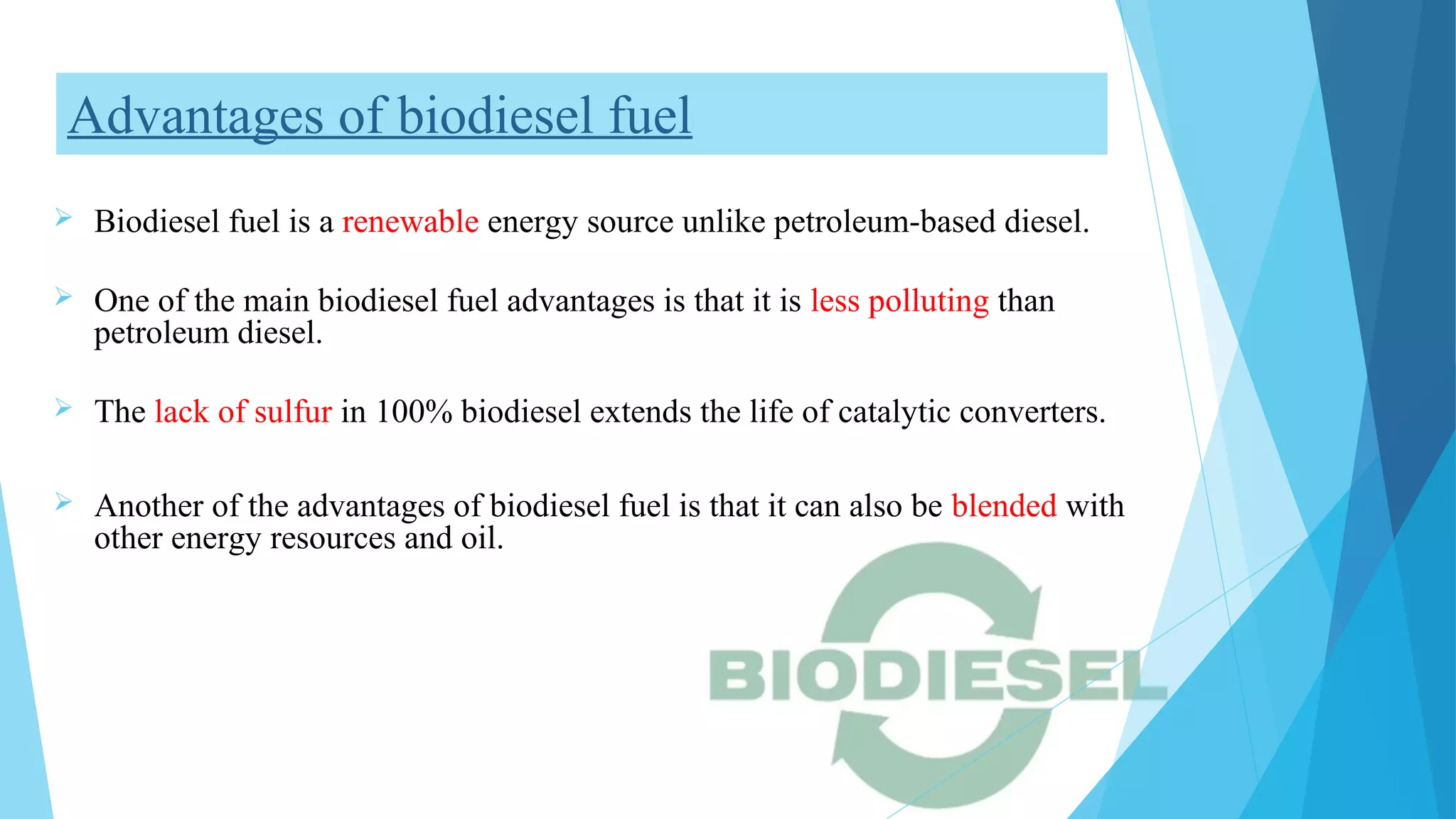 Alternative fuel - Bio Diesel | PPT