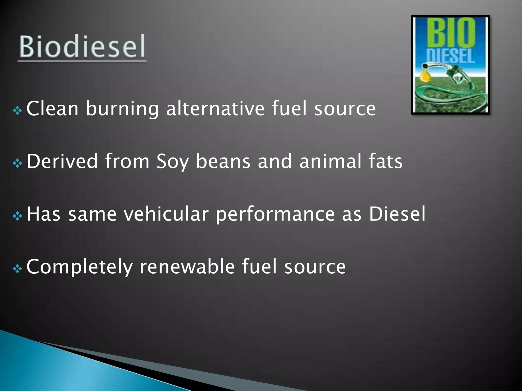 Alternative fuels and their uses | PPTX