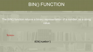 Alternative functions | PPT