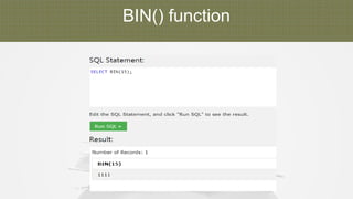 Alternative functions | PPT