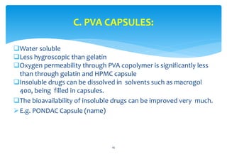 Alternative gelatin capsule | PPTX