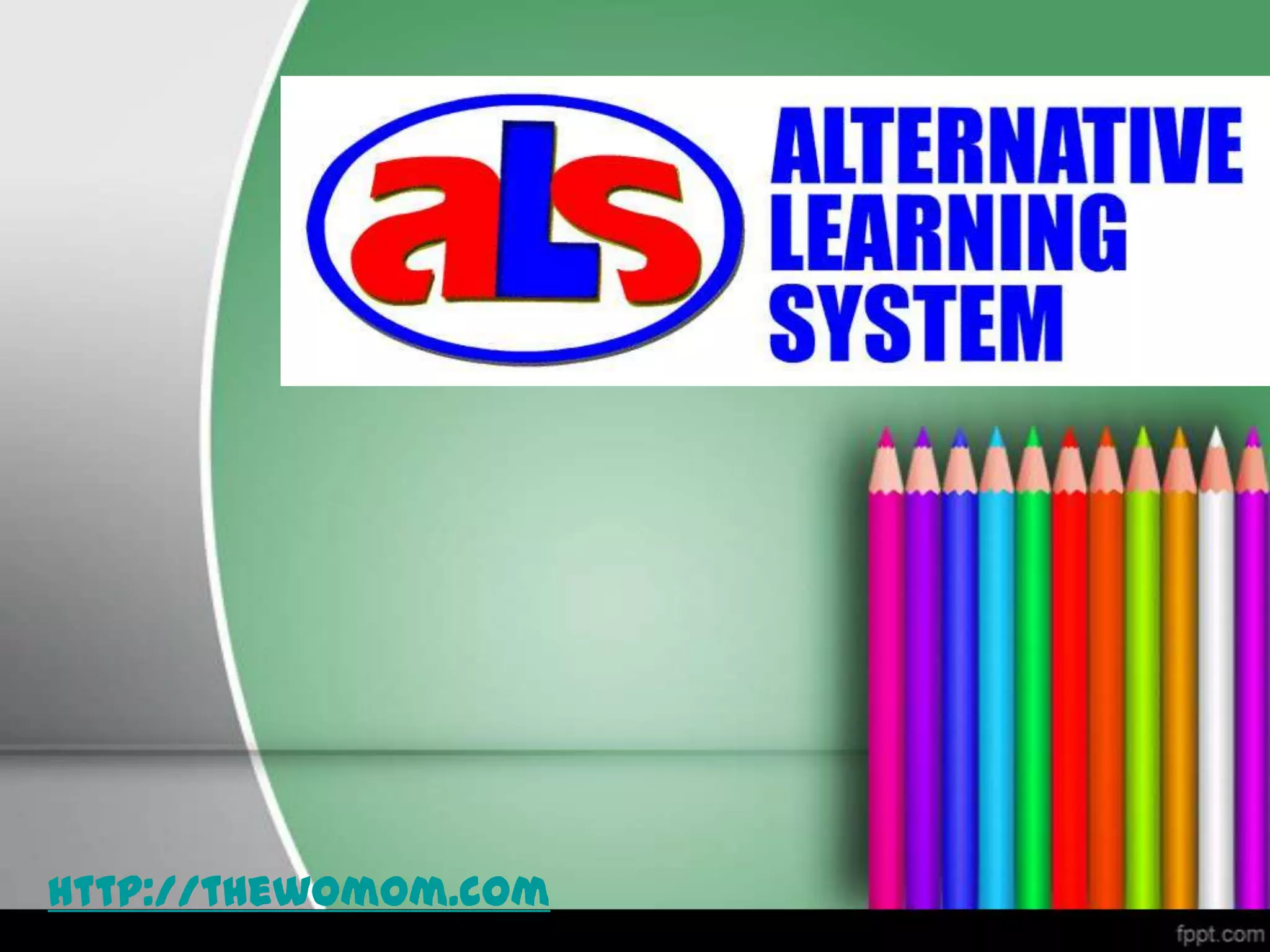 Alternativelearningsystem 140207013548-phpapp02 | PDF