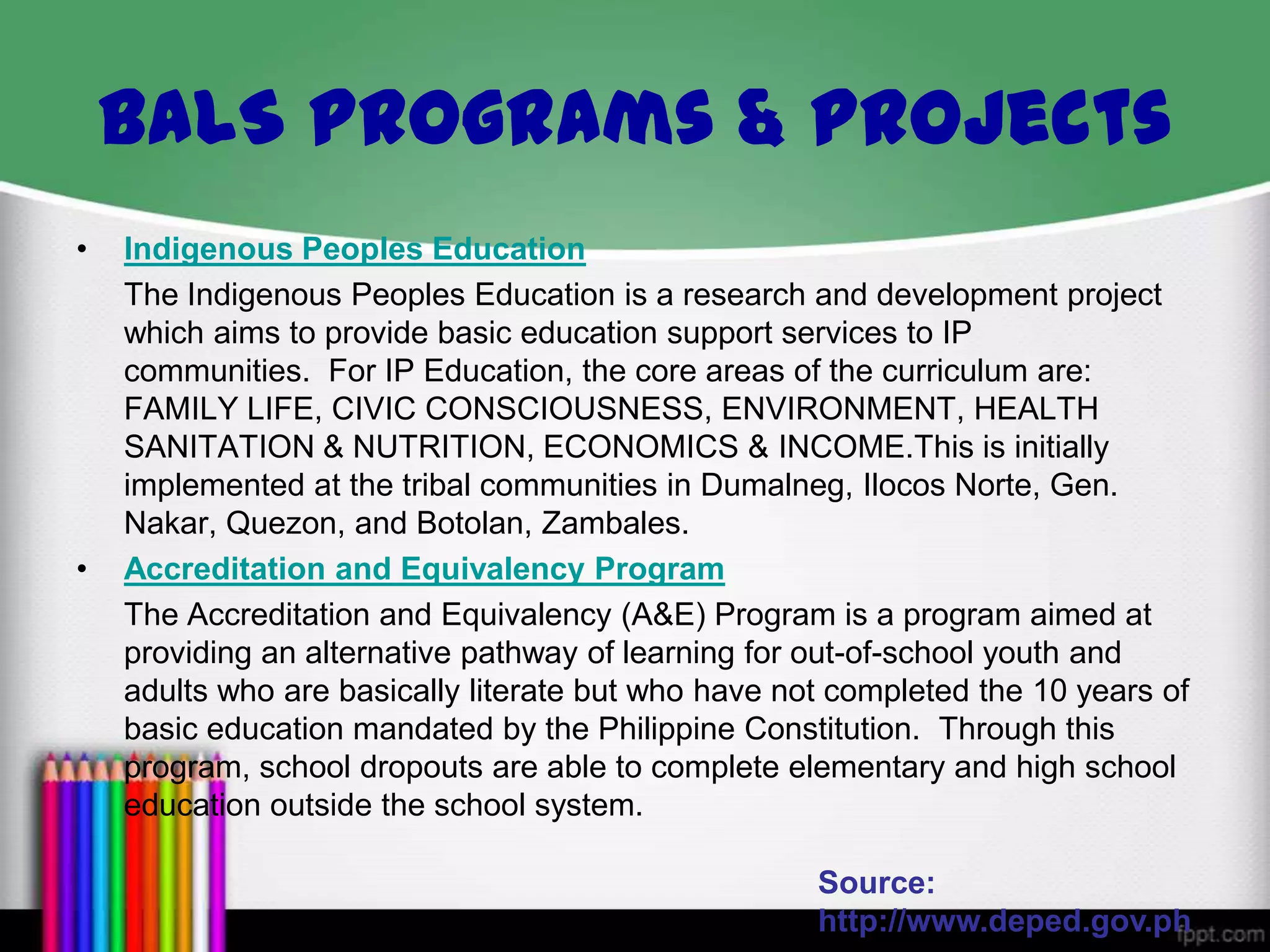 Alternative learning system (ALS) | PPTX