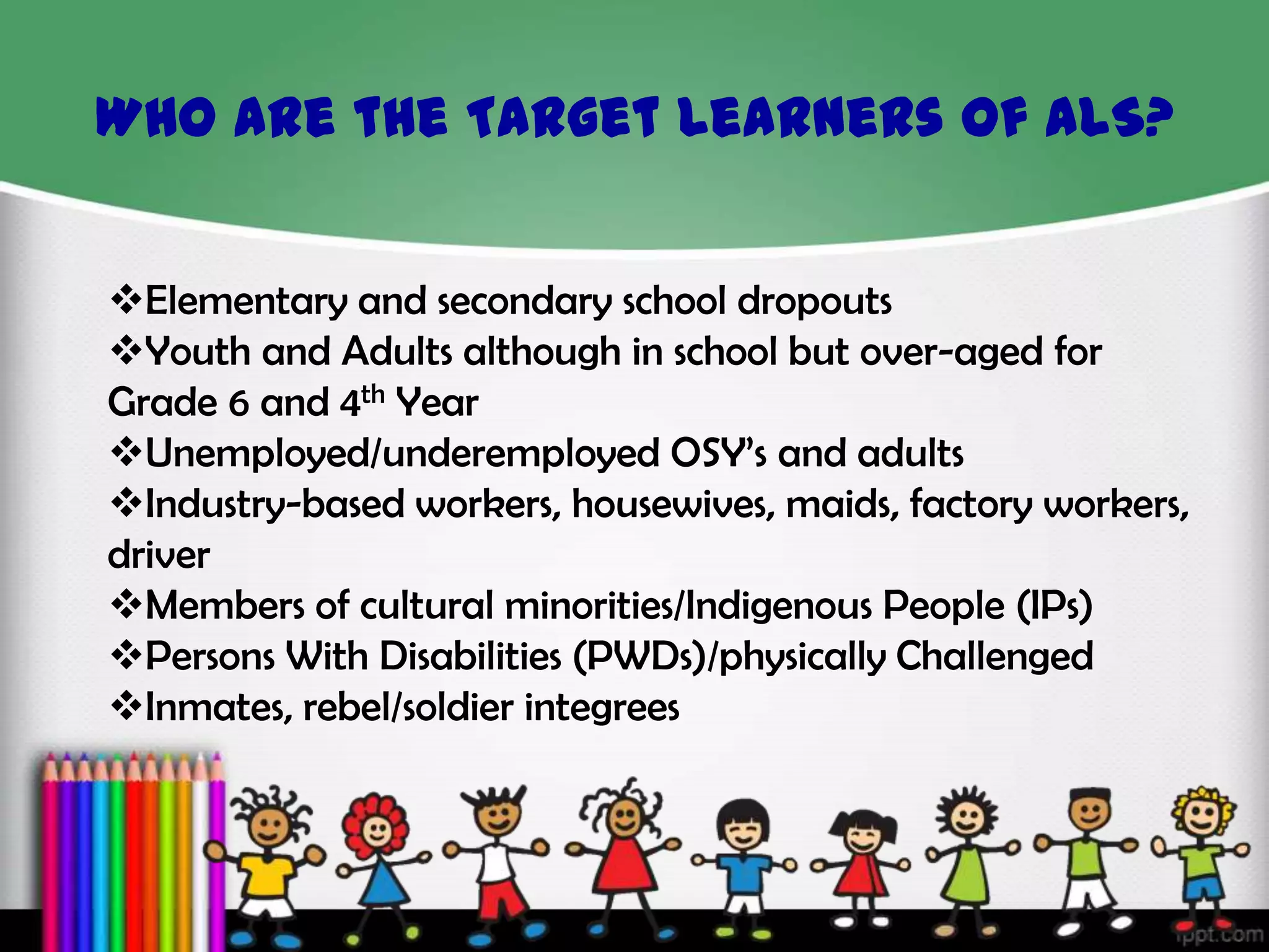 Alternative learning system (ALS) | PPTX