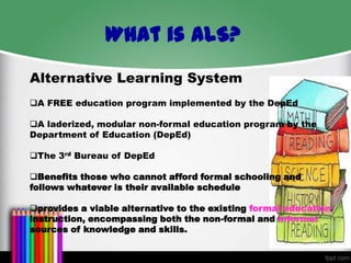 Alternative learning system (ALS) | PPTX