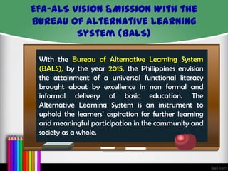 Alternative learning system (ALS) | PPTX