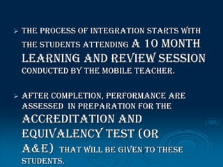 Alternative learning system program | PPTX