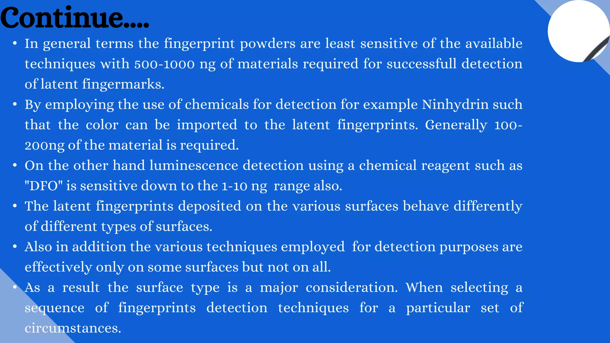 Alternative light sources of fingerprint development Part 1.pptx