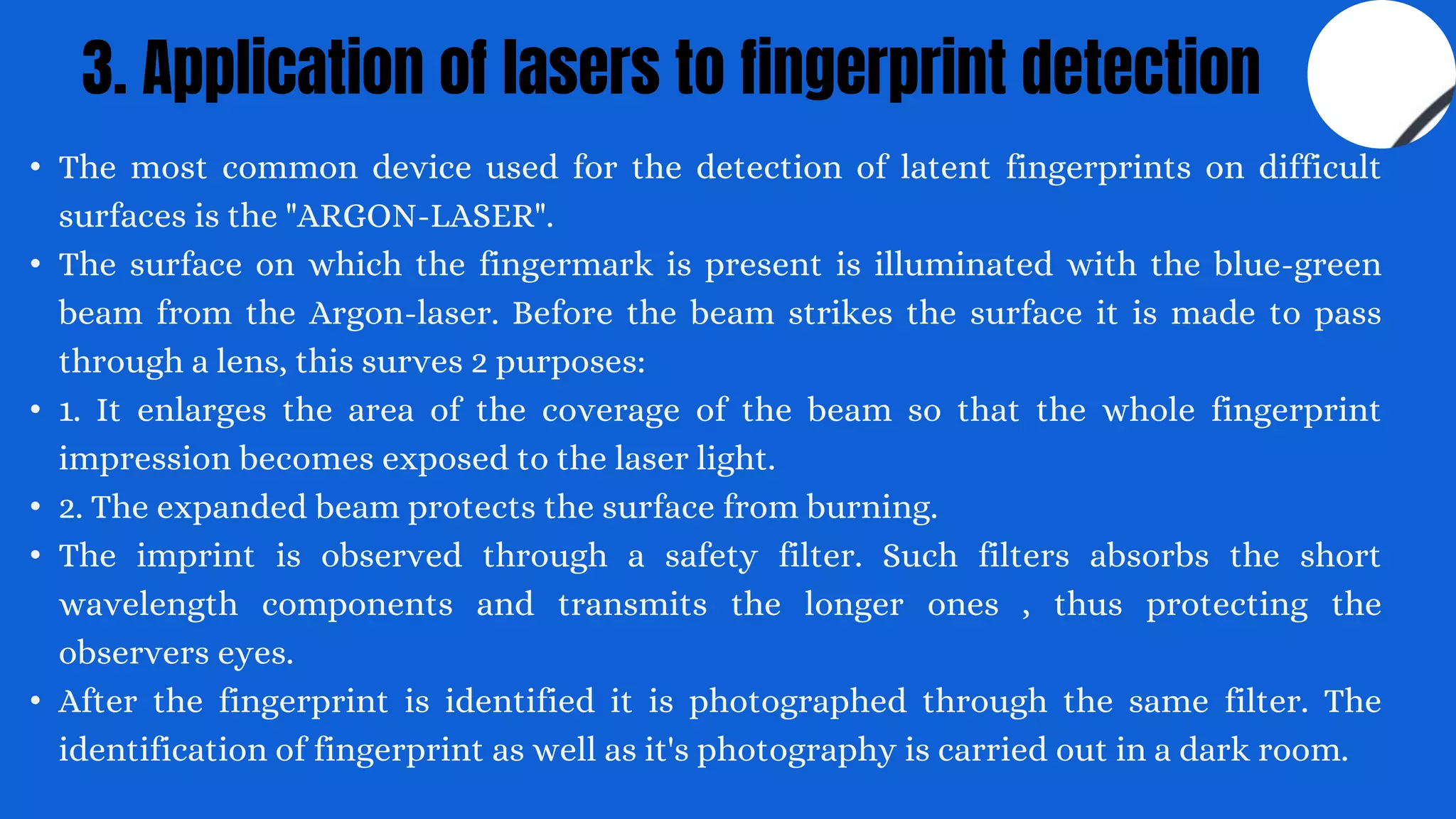 Alternative light sources of fingerprint development Part 1.pptx