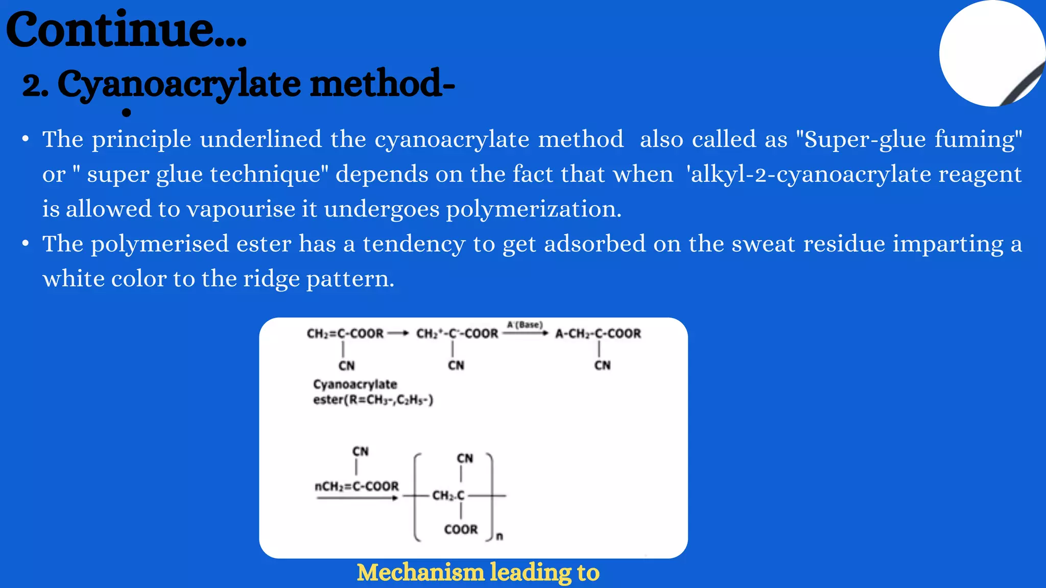 Alternative light sources of fingerprint development Part 2.pptx