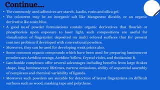 Alternative light sources of fingerprint development Part 2.pptx