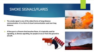 Alternative means of communication during disaster | PPTX