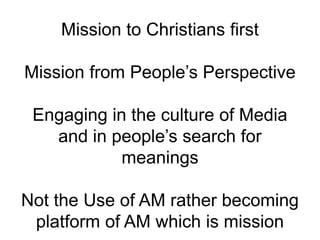 Alternative media and mission.ppt