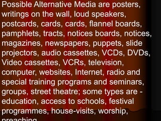 Alternative media and mission.ppt