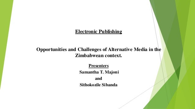 Alternative media presentation