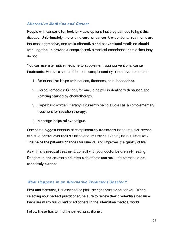 Alternative medicine | PDF