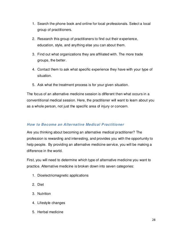 Alternative medicine | PDF