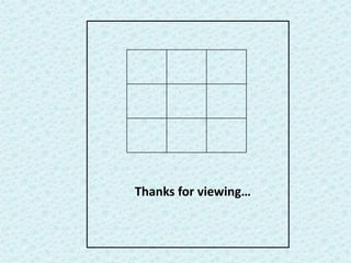 Alternative Method Constructing Magic Square 3x3 ( Third Order ) | PPT