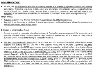 Alternative methods in geochemical surveys | PPT