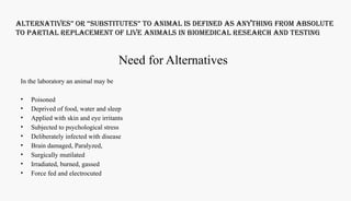 Alternative method to animal model experiment | PPTX