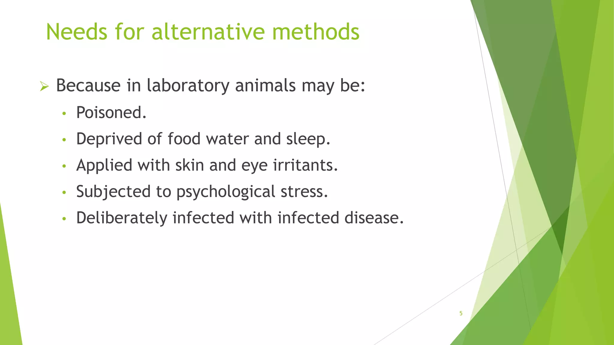 Alternative methods to animal toxicity testing | PPTX