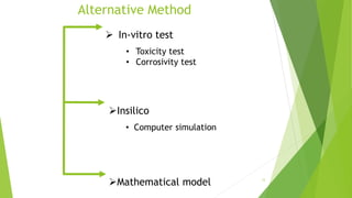 Alternative methods to animal toxicity testing | PPTX