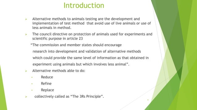 Alternative methods to animal toxicity testing | PPTX