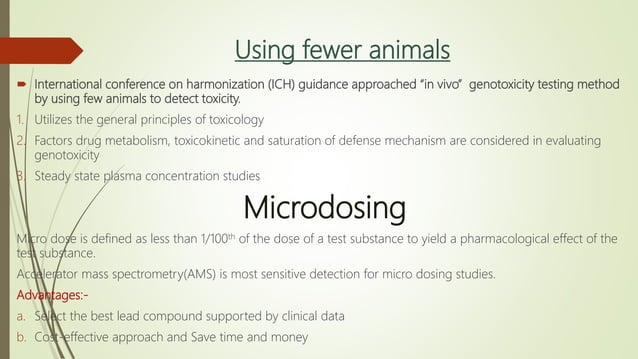 Alternative methods to animal toxicity testing | PPTX