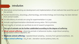 Alternative methods to animal toxicity testing | PPTX