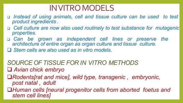 Alternative methods to animal toxicity testing | PPTX