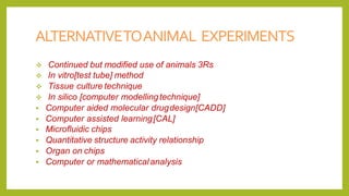 Alternative methods to animal toxicity testing | PPTX