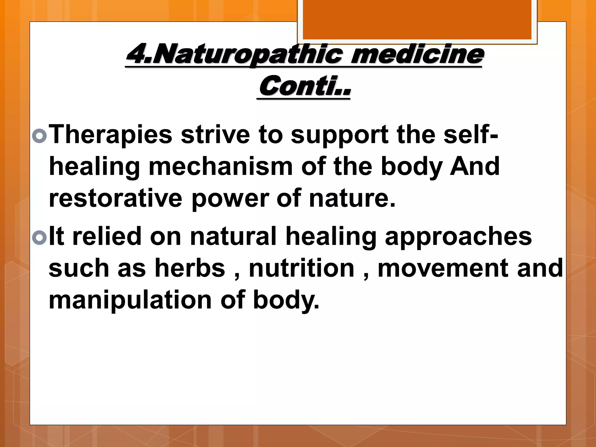 Alternative modalities and complementary system | PDF