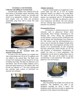 Alternative petrol from areca husk | PDF