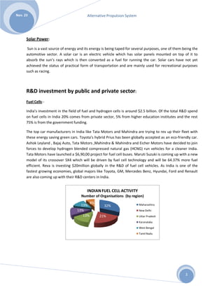 Alternative propulsion systems study | PDF | Automotive Industry ...
