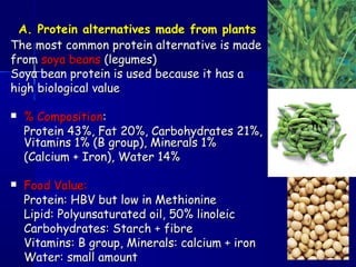 Alternative protein foods 2 | PPT