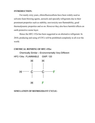Alternative refrigerant | DOCX