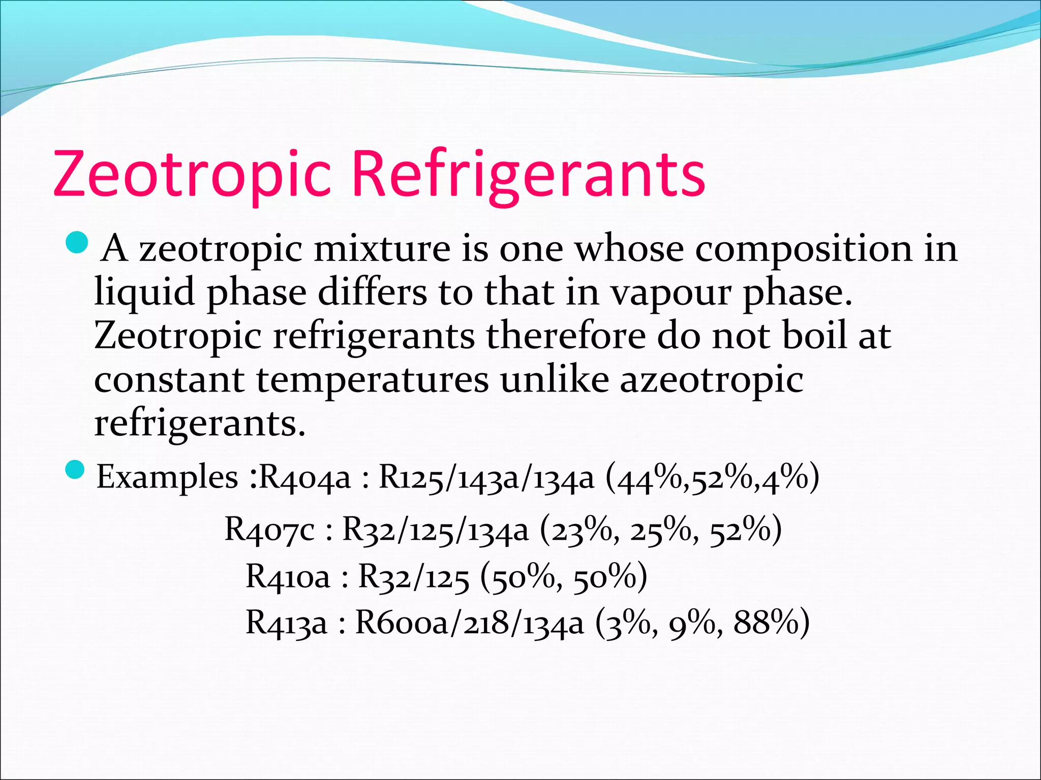 Alternative refrigerants | PPT
