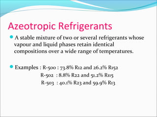 Alternative refrigerants | PPT