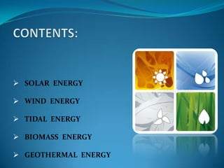 Alternative Resources Of Energy | PPSX