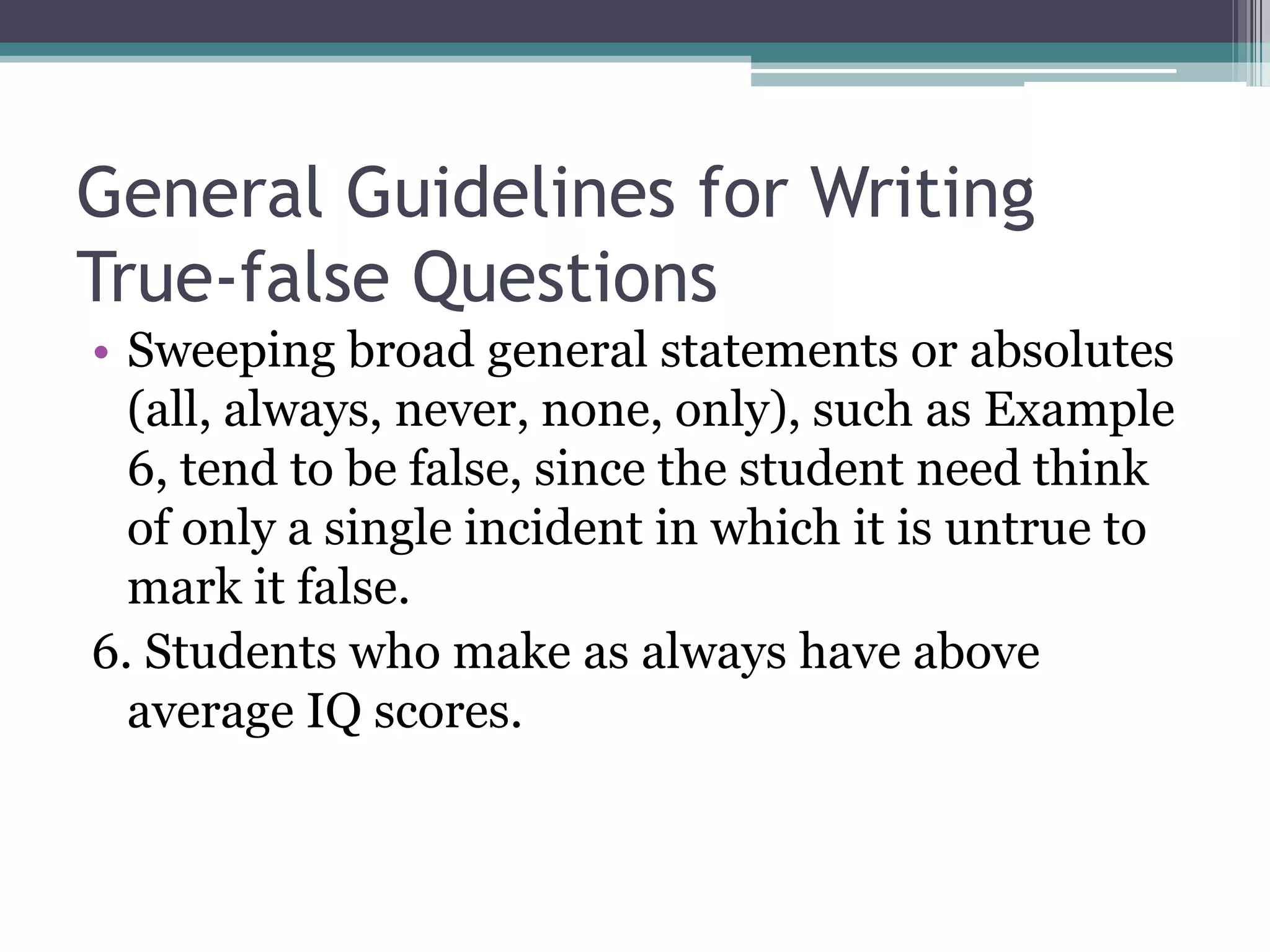 Alternative response | PPTX