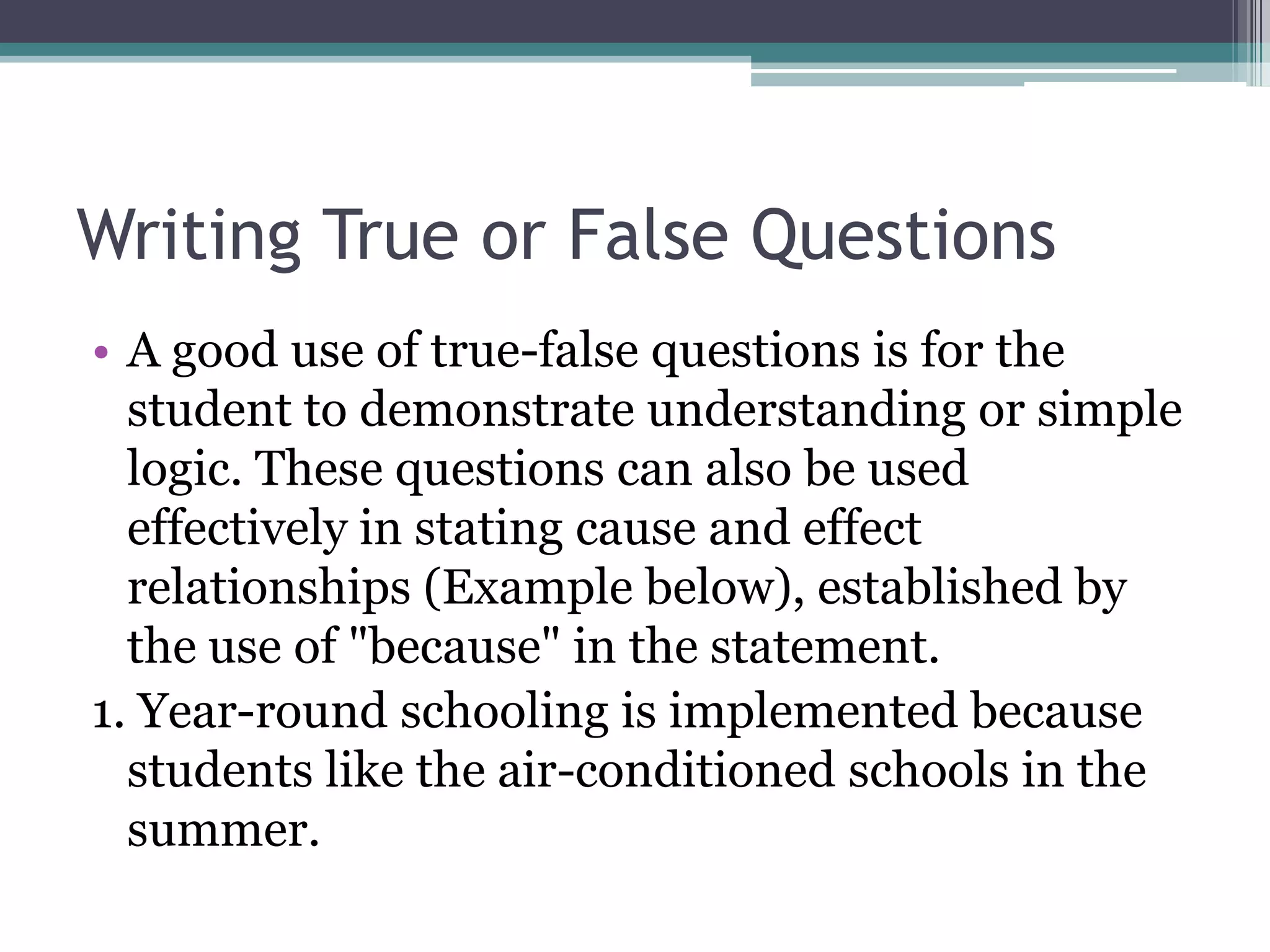 Alternative response | PPTX